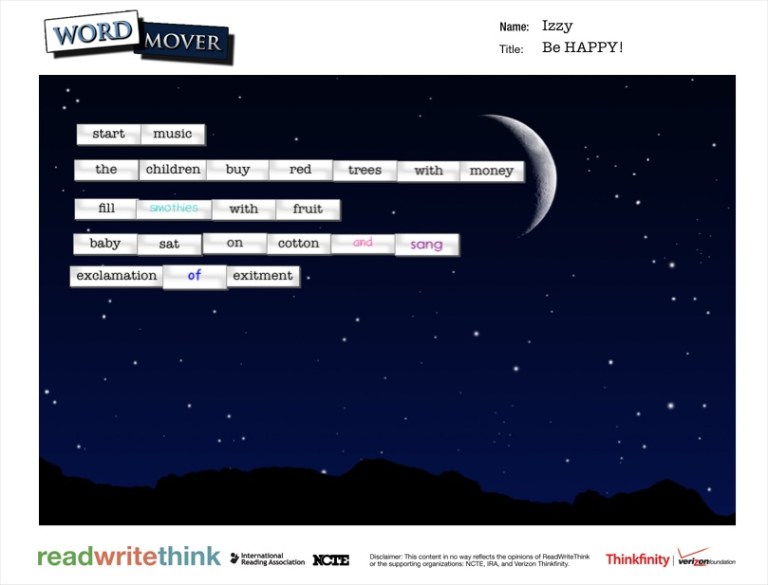 Digital Magnetic Poetry with the Word Mover App | Expect the Miraculous