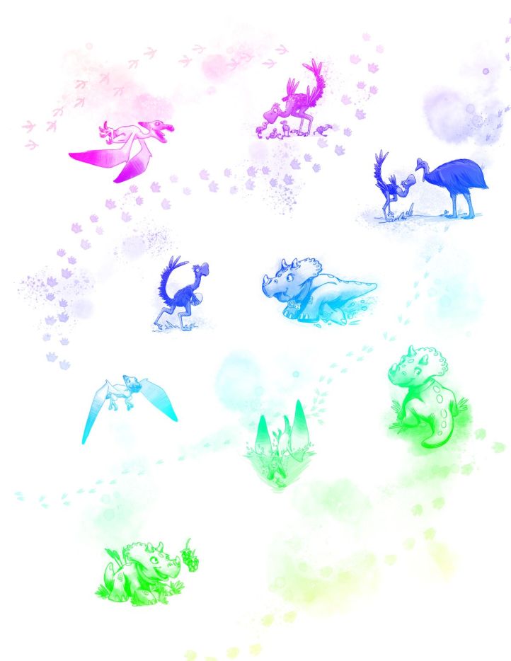 Meet Microsaurs: Tiny-Raptor Pack Attack By Dustin Hansen | Expect the ...